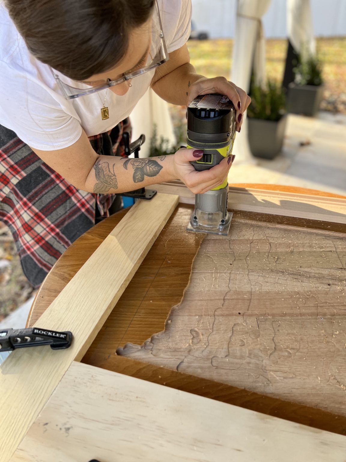 A DIY Chess Table! - Cass Makes Home DIY - A DIY Chess Table! DIY