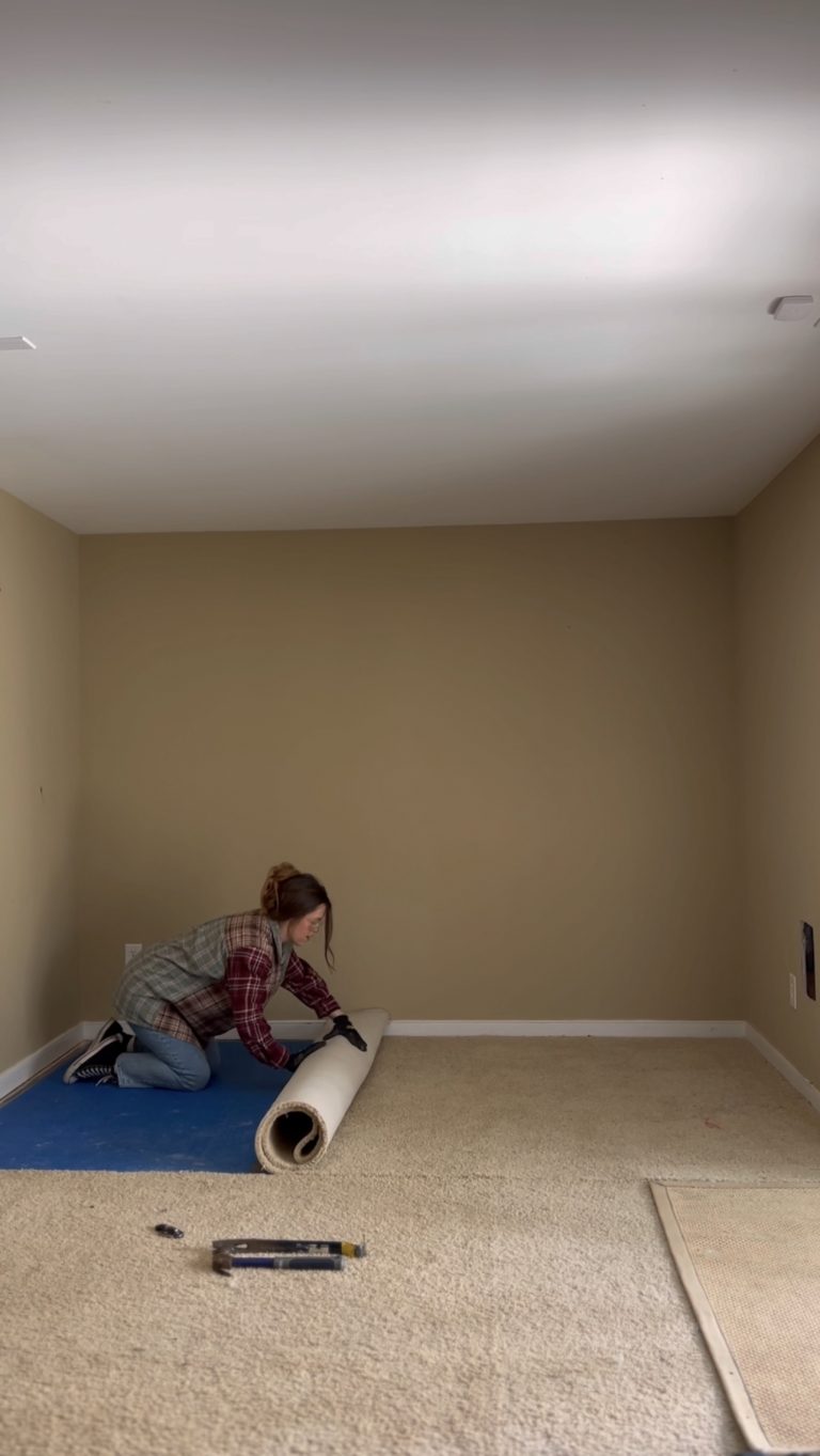 BASEMENT RENOVATION - FLOORING - Cass Makes Home
