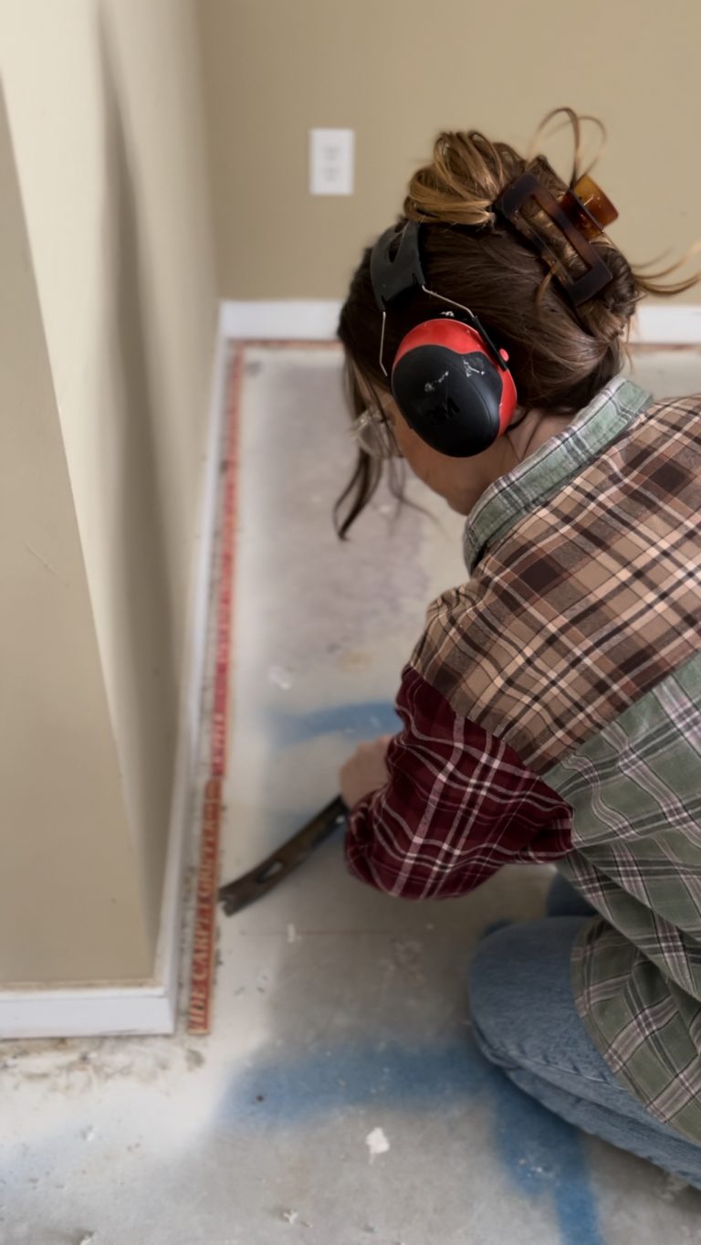 BASEMENT RENOVATION - FLOORING - Cass Makes Home