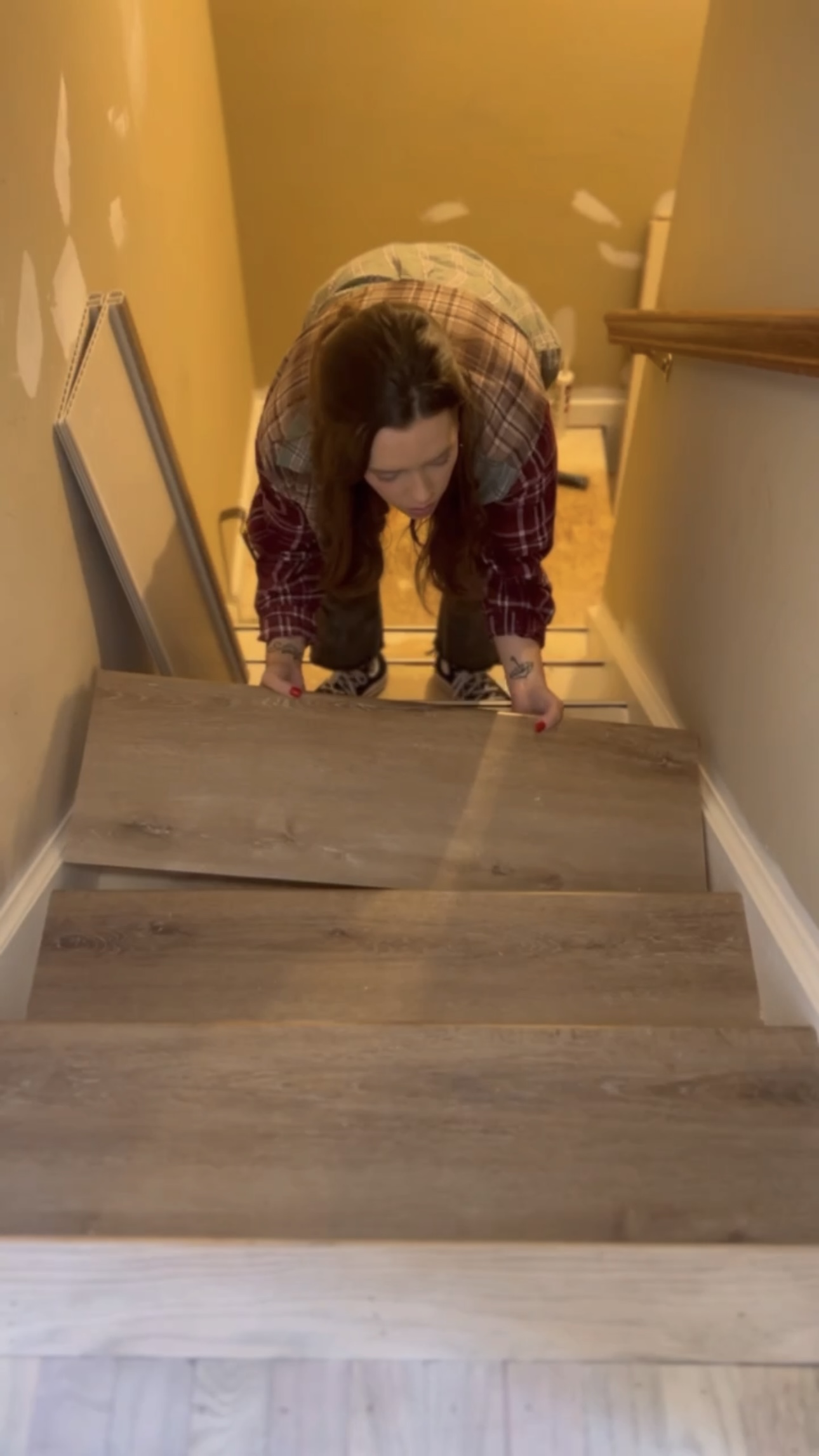 Basement Stairway Makeover - Stair Installation - Cass Makes Home