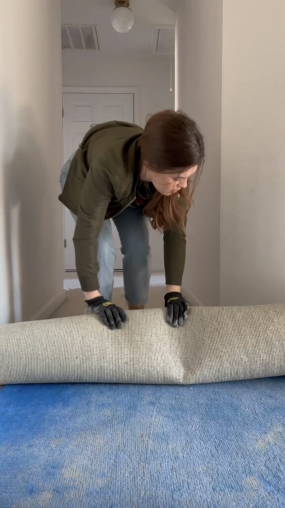 The Hallway Makeover - Flooring - Cass Makes Home