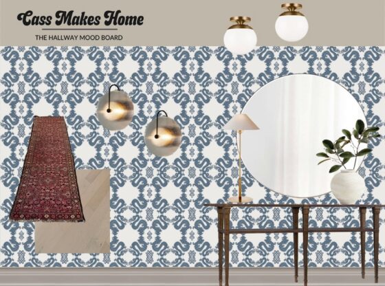 The Hallway Makeover - Flooring - Cass Makes Home