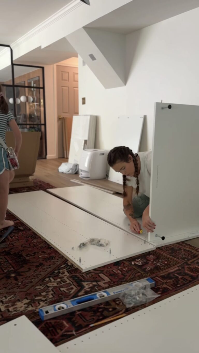 Basement Built Ins - Cabinet Assembly - Cass Makes Home