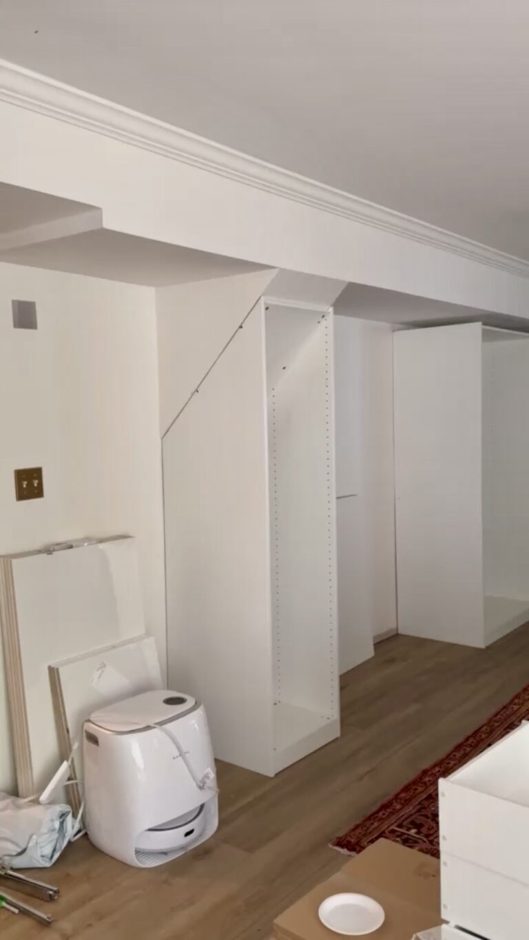 Basement Built Ins - Cabinet Assembly - Cass Makes Home