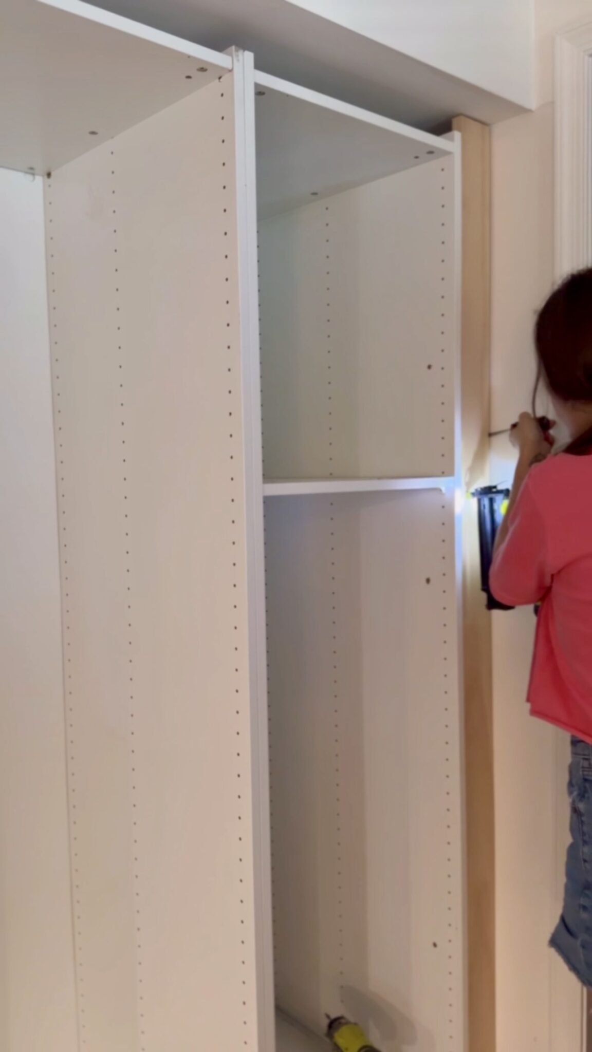 Basement Built Ins - Cabinet Assembly - Cass Makes Home