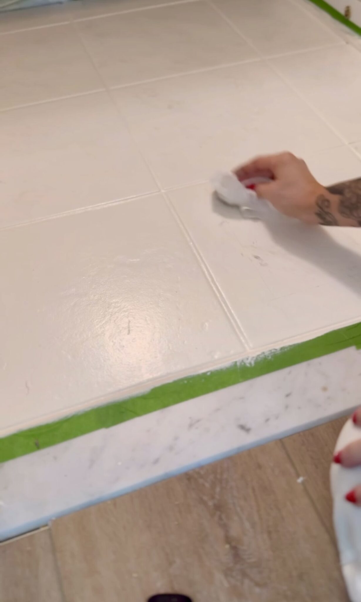 DIY Painted Tile - Cass Makes Home