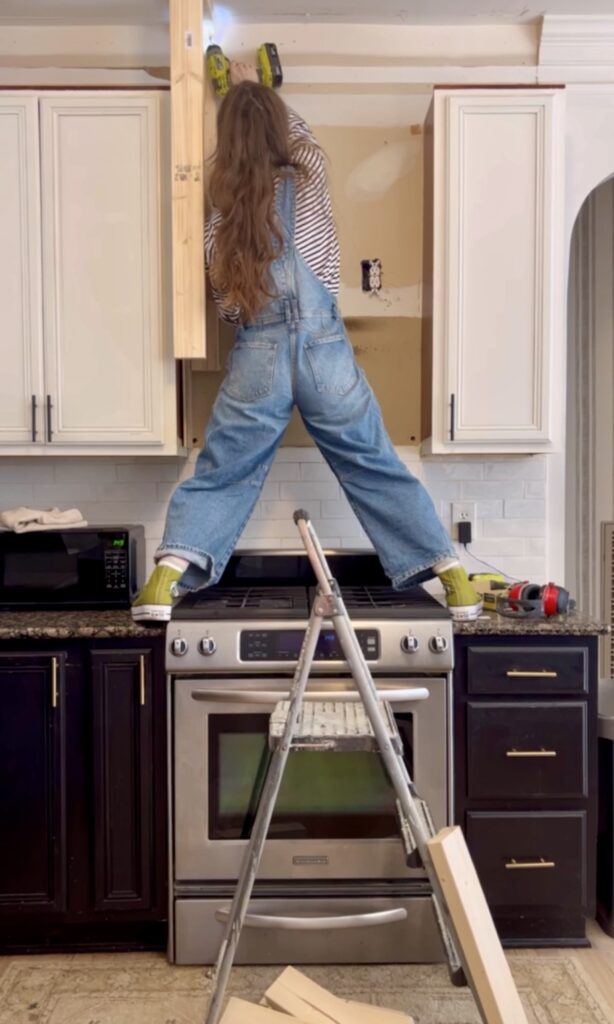 DIY Range Hood: Kitchen Makeover - Cass Makes Home