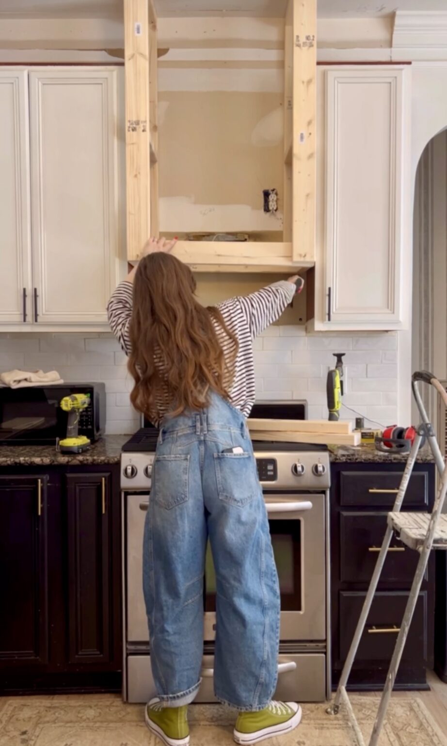 DIY Range Hood: Kitchen Makeover - Cass Makes Home