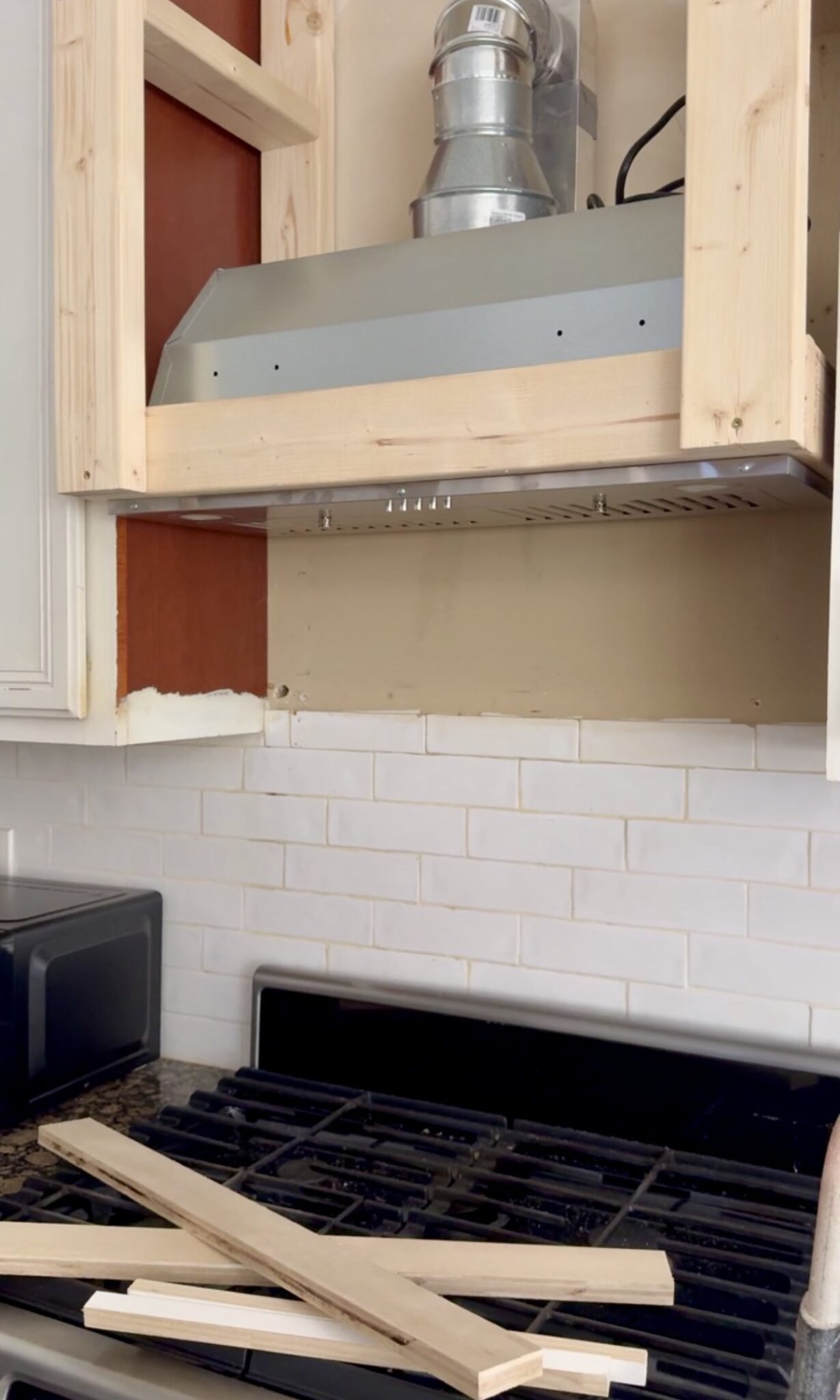 DIY Range Hood: Kitchen Makeover - Cass Makes Home