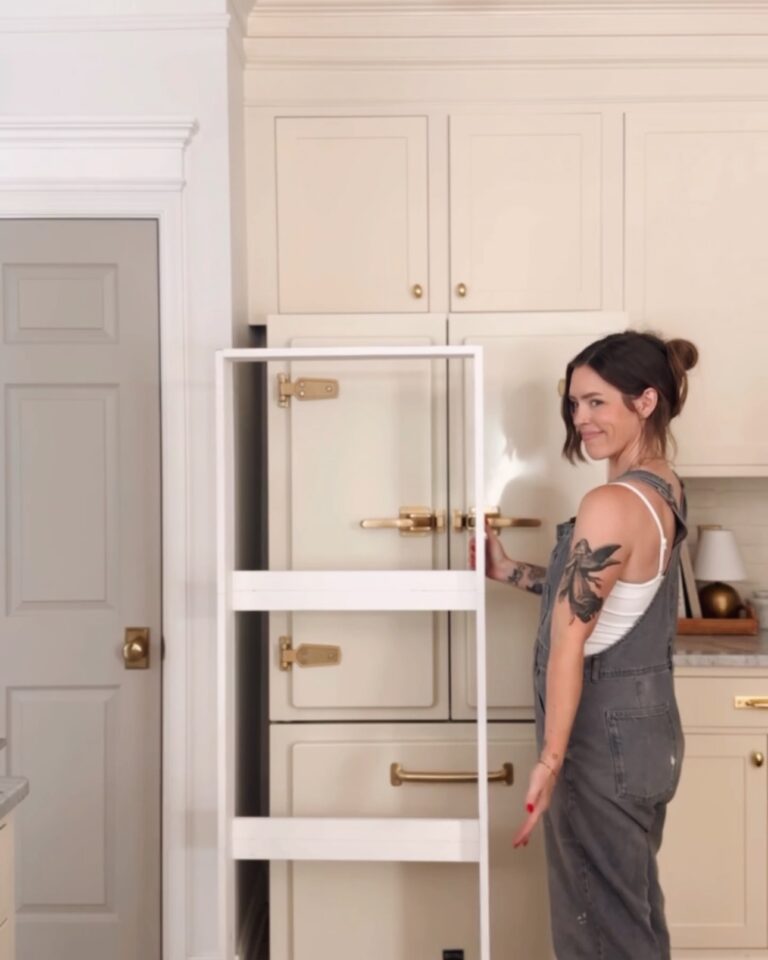 DIY Broom Cabinet - Cass Makes Home