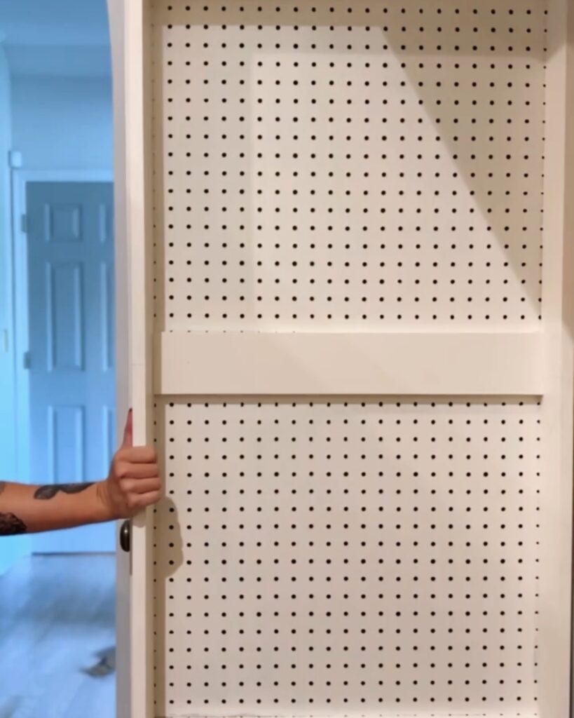 DIY Broom Cabinet - Cass Makes Home